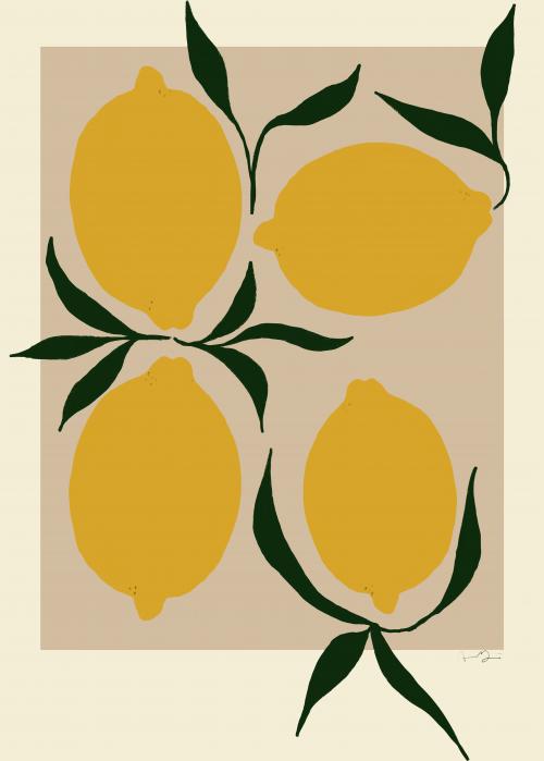 Grafika :: Plakaty :: Rośliny, zwierzęta, natura :: plakat Lemon sand ...